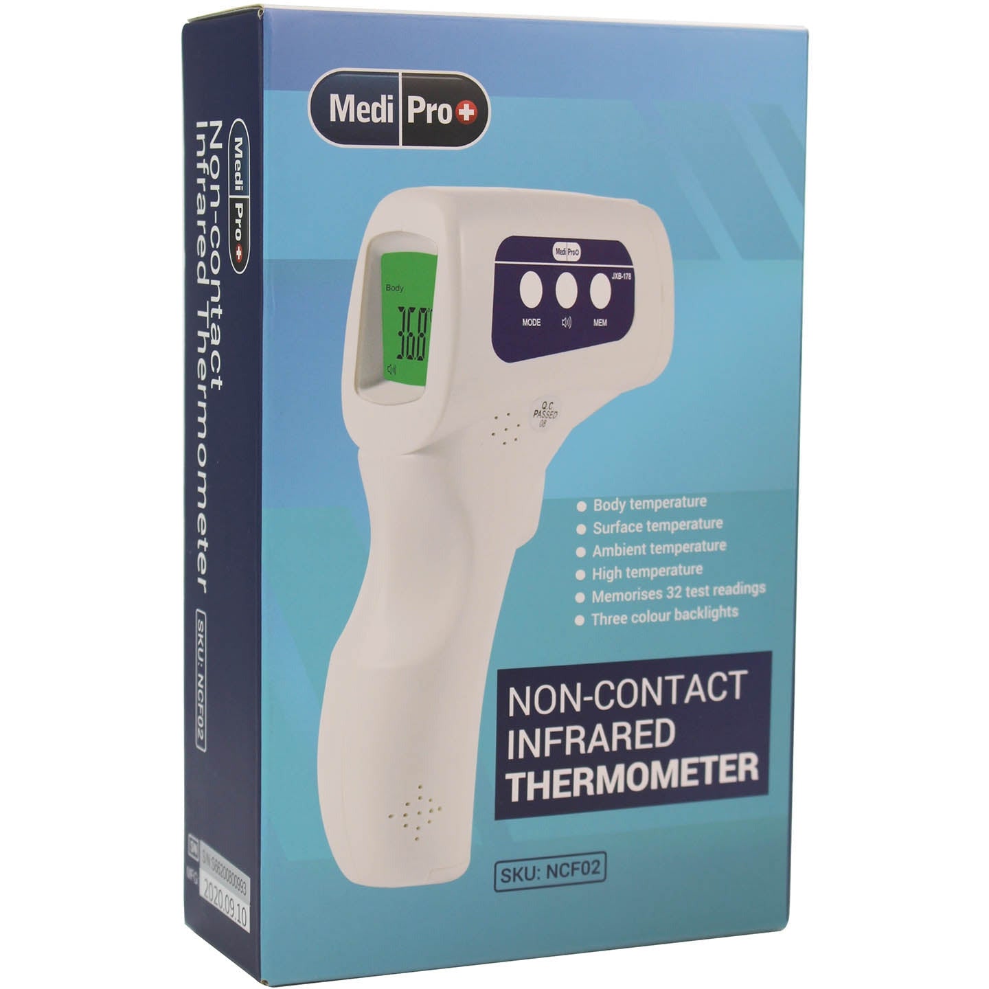 Non-Contact Infrared Forehead Thermometer – Medisave UK