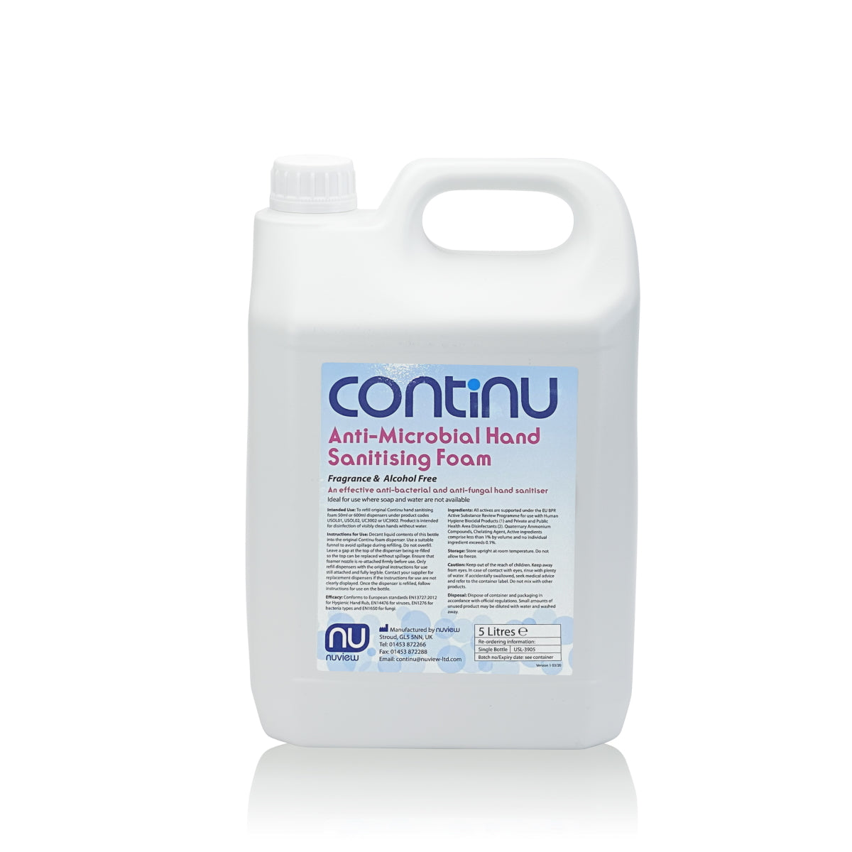 Continu 5 Anti-Microbial Soap - 5L REFILL x 1 – Medisave UK