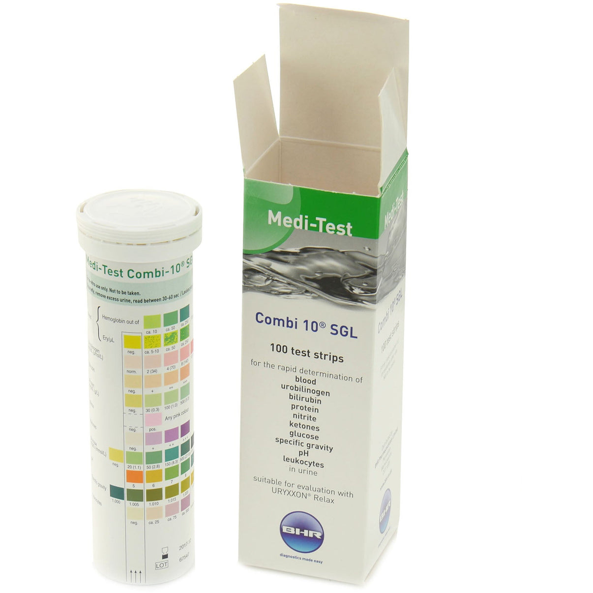 Medi-Test Combi 10 SGL Urine Test Strips x 100 – Medisave UK