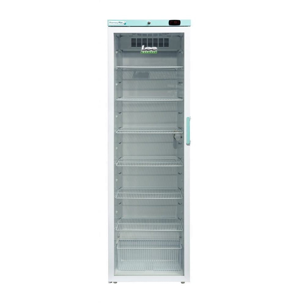 Lec Fridge 400L - Pharmacy Refrigerator - Freestanding Glass Door - Bl ...