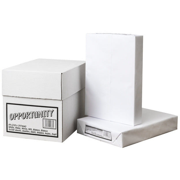 Opportunity Copier Paper White A4 210x297mm Packed 5 X 500 – Medisave UK