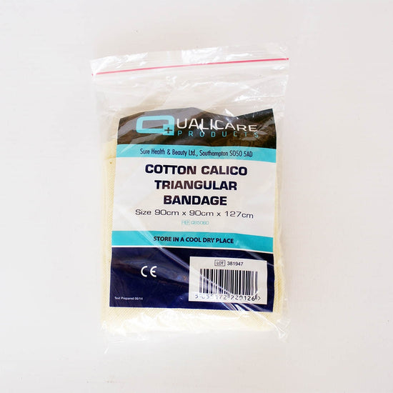 Triangular bandage cotton calico non hemmed – Medisave UK