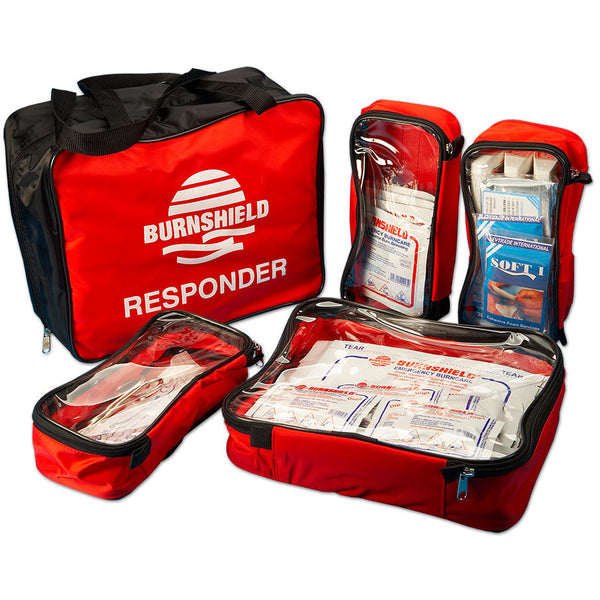 Burnshield Responder Kit in a Red Bag – Medisave UK