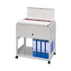 Rotadex Standard Universal Filing Trolley With Locking Lid Grey ...