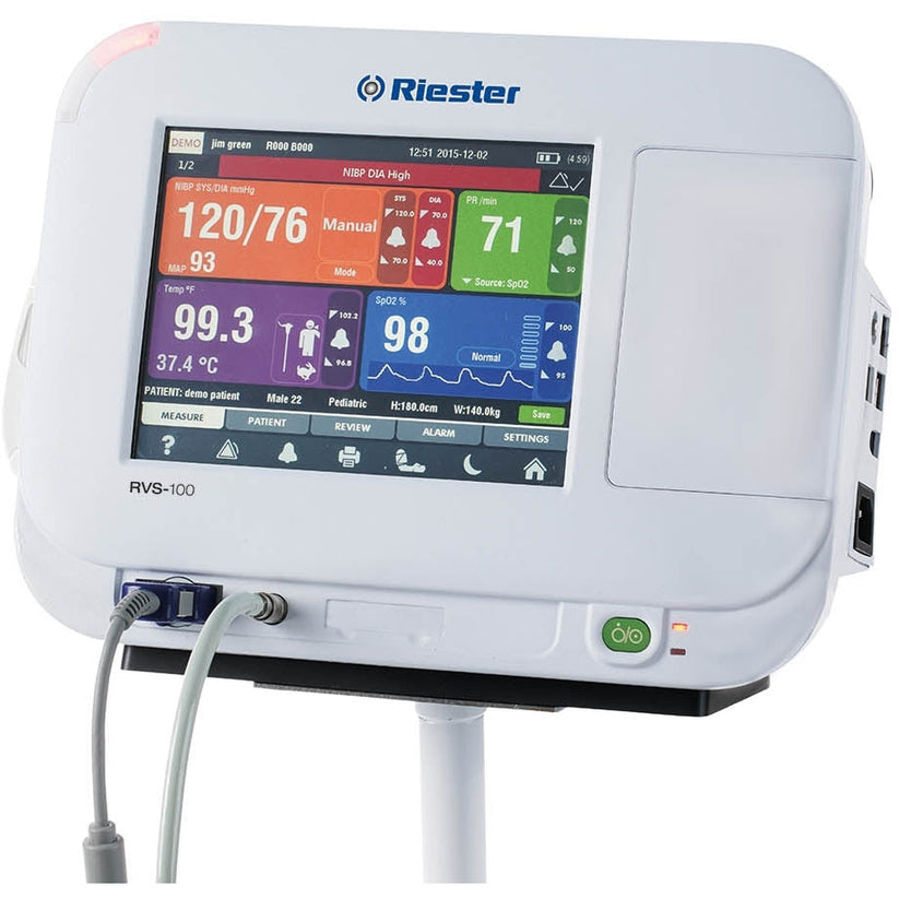 RVS-100 Advanced Vital Signs Monitor With NIBP and Riester SP02 ...