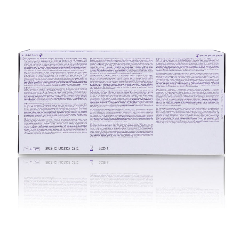 Sempercare Nitrile Skin2 Large Box of 200 Gloves – Medisave UK