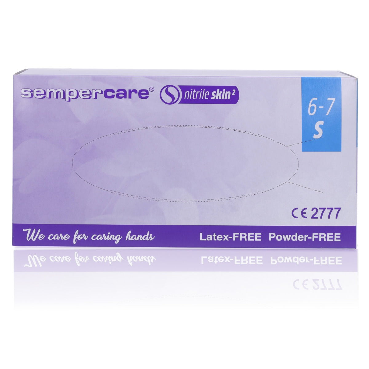 Nitrile Gloves Sempercare Skin2 Small Box of 200 – Medisave UK