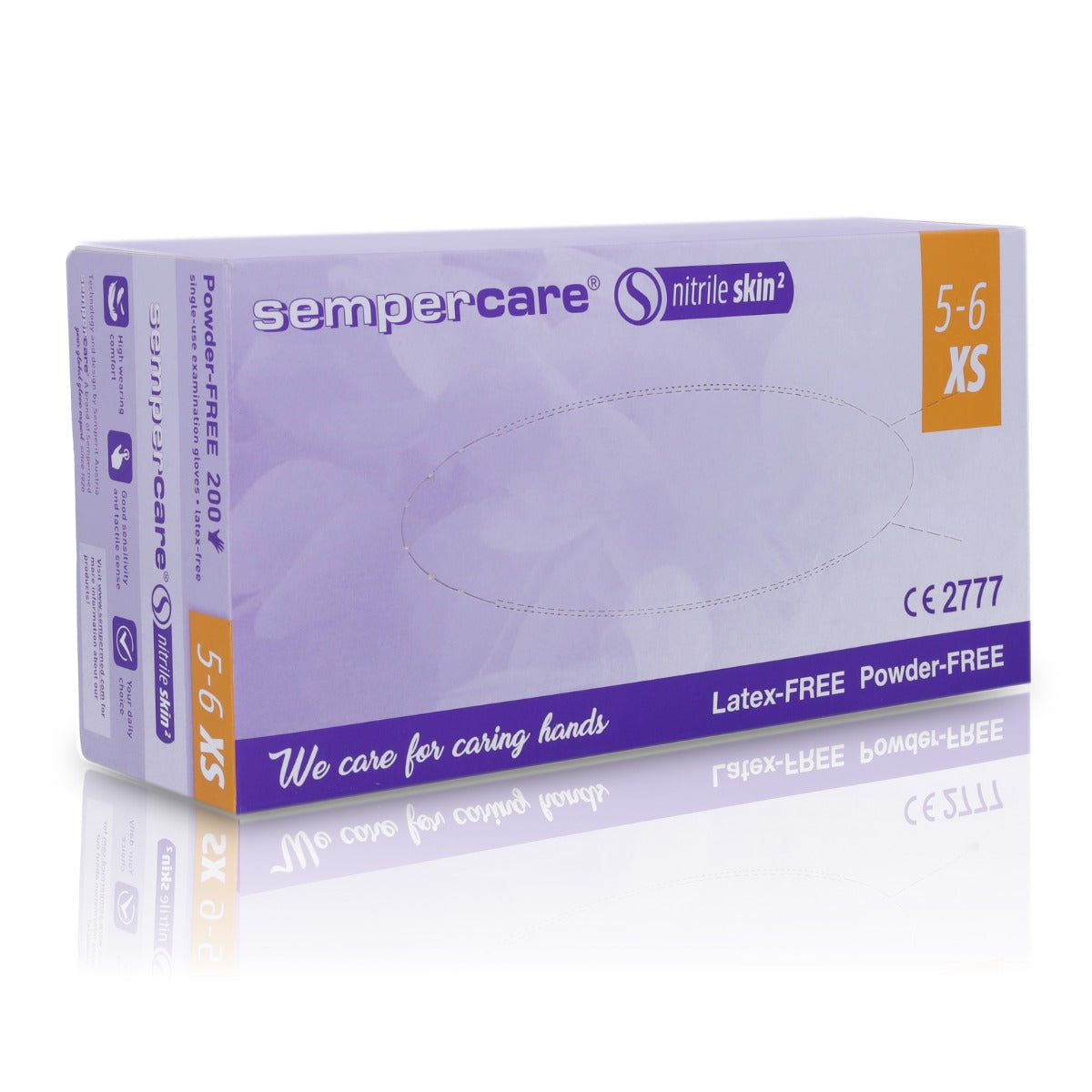 Nitrile Examination Gloves Sempercare Skin2 - Extra Small x 200 – Medisave UK