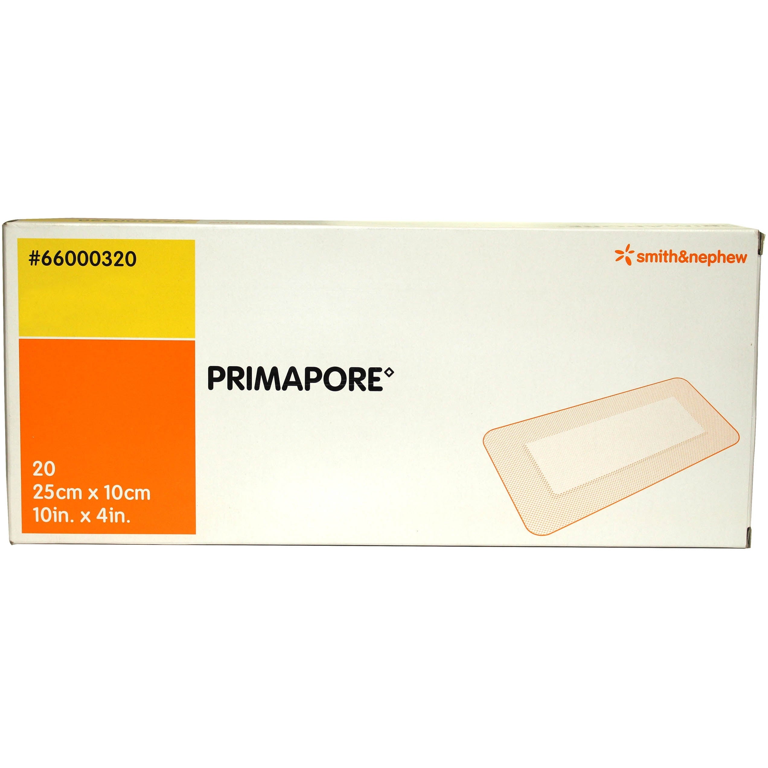 Primapore Post-Op Adhesive Dressing 25 x 10cm Box of 20 – Medisave UK