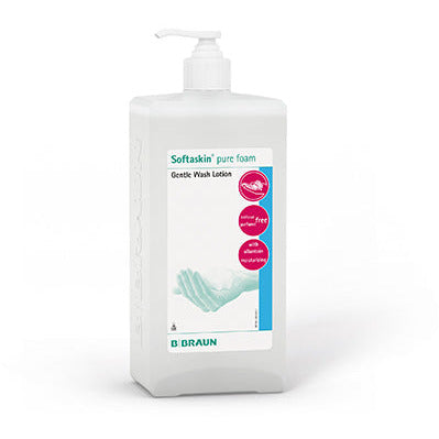 Softaskin Pure Foam 1000ML Hand Wash with Dispensing Pump – Medisave UK
