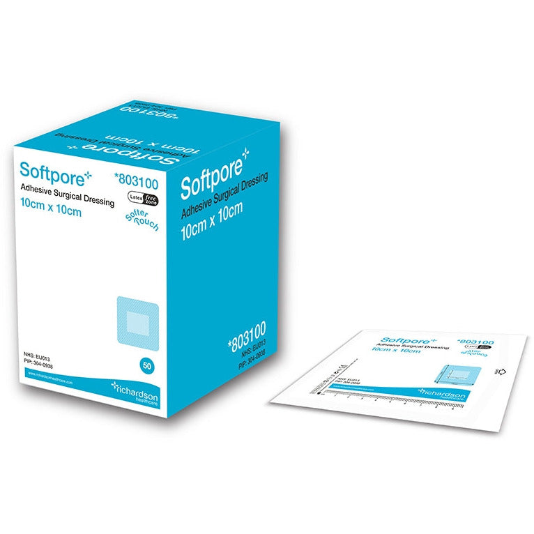 Softpore - Adhesive Surgical Dressing - 10x25cm x 30 – Medisave UK