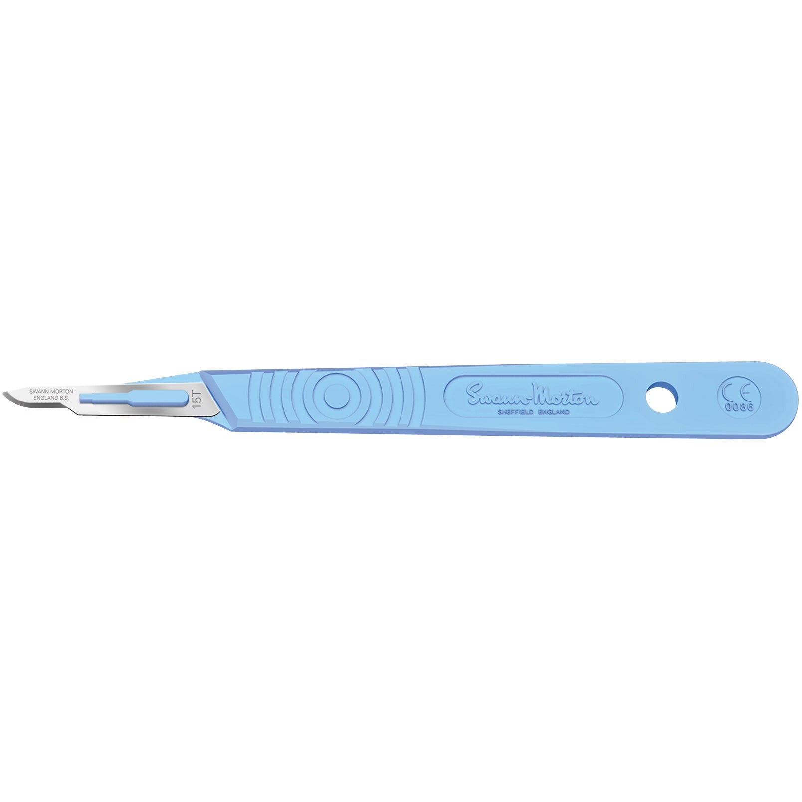 Sterile Disposable Scalpel No.15t Blade with Polystyrene Handle x 10 ...