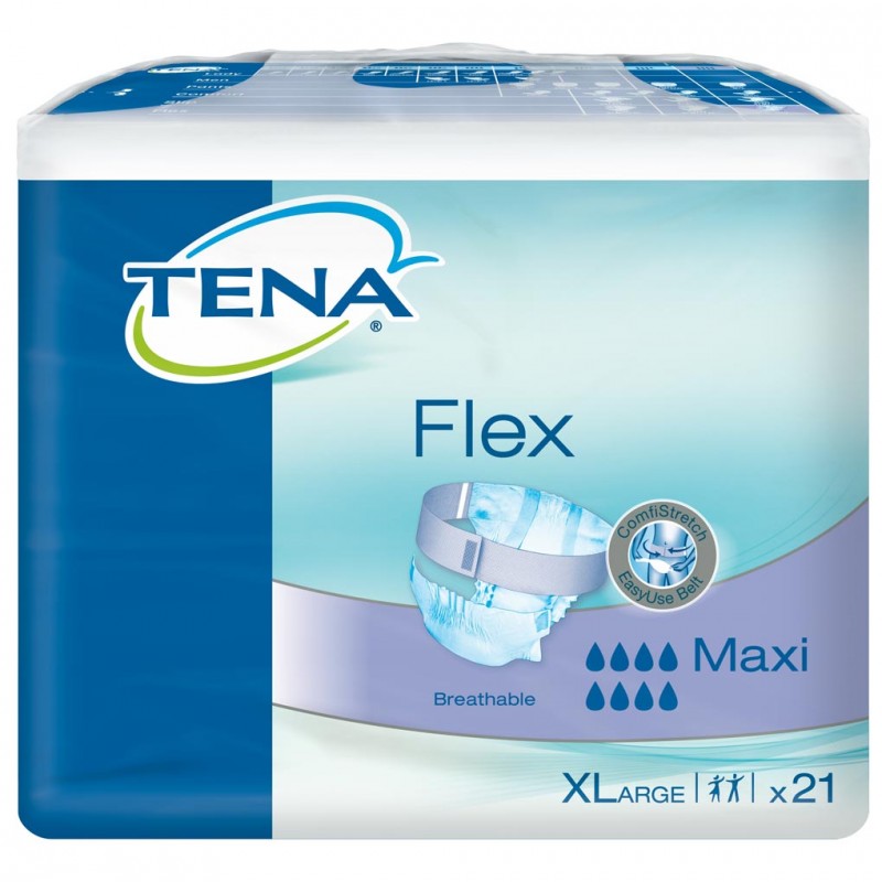 Tena Flex Maxi X-Large - 21 Pack – Medisave UK
