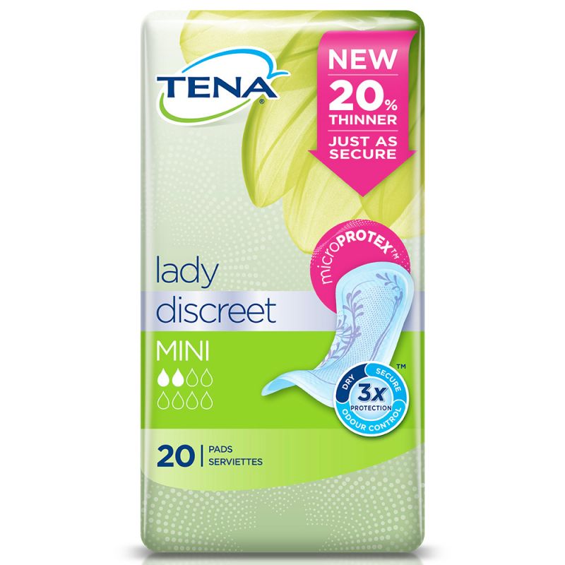 Tena Lady Discrete Mini - 20 Pack – Medisave UK