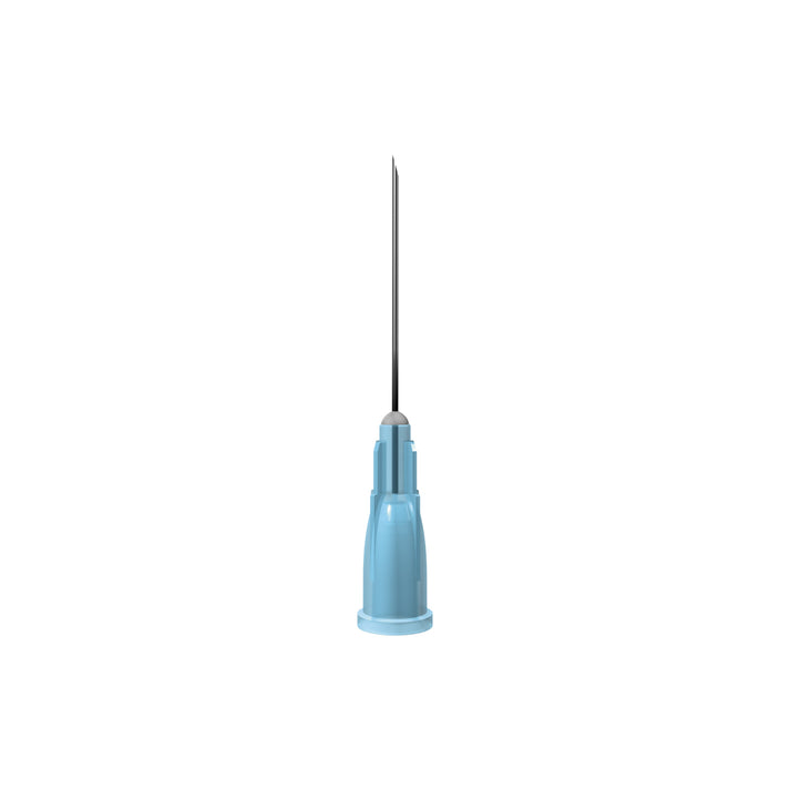 23G 1" (25mm) Needle (Short Blue) - Unisharp x 100 – Medisave UK
