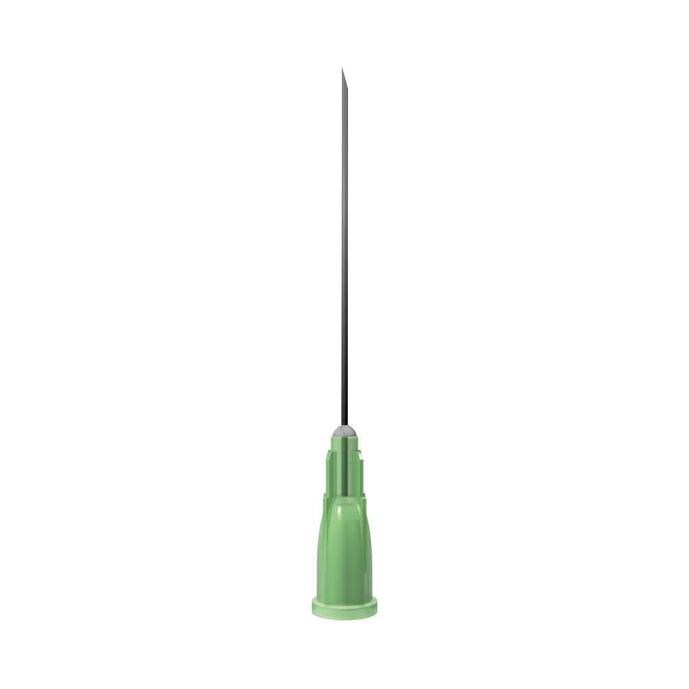 21G 1.5" (38 mm) Needle (Green) - Unisharp x 100 – Medisave UK