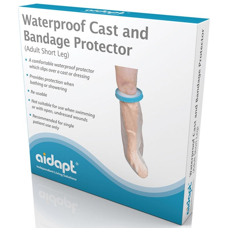 Waterproof Cast and Bandage Protector Adult Short Leg – Medisave UK