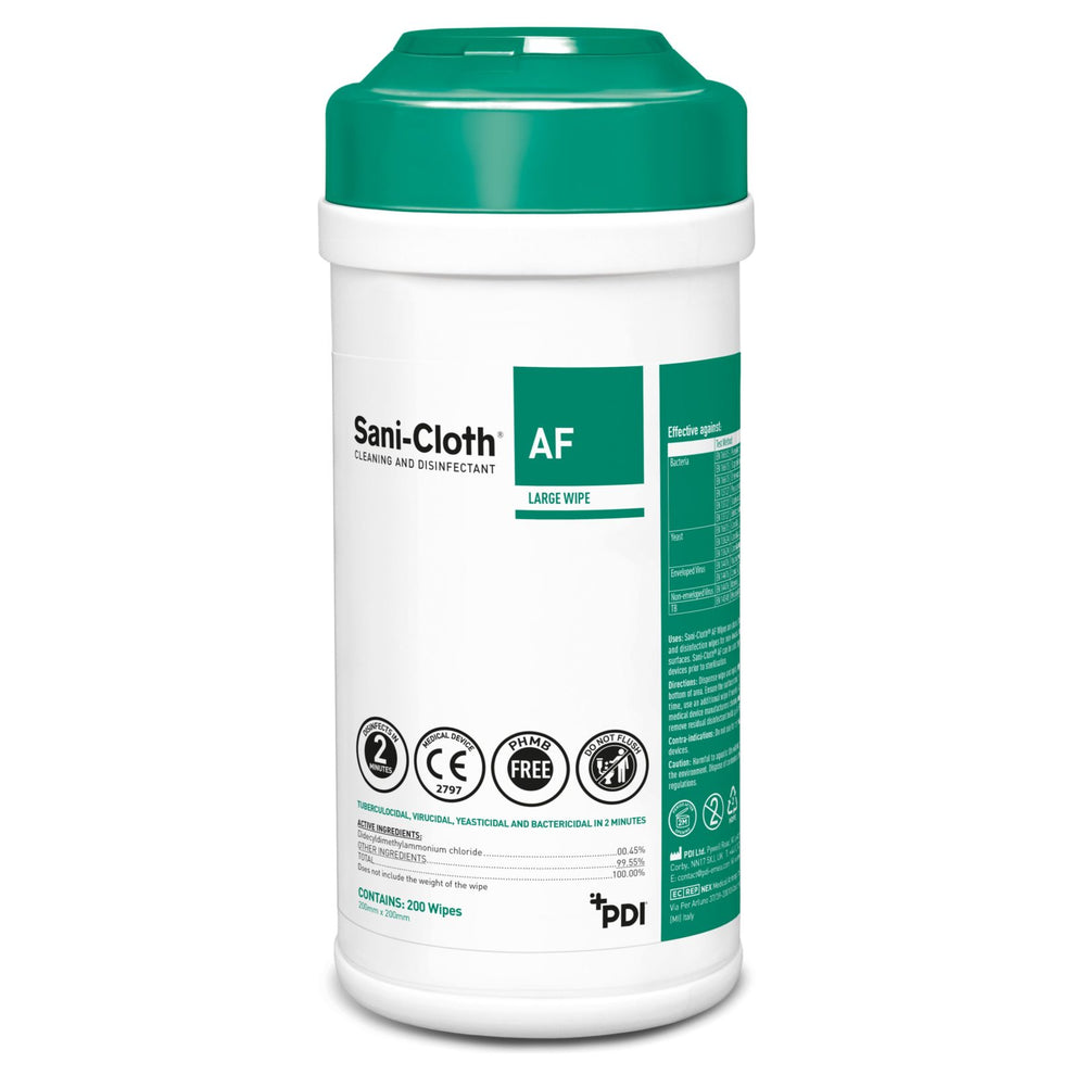 PDI Sani Cloth Wipes - Universal Disinfectant Wipes x 200 [CANISTER ...