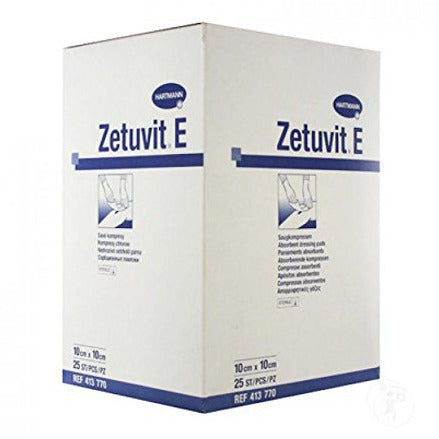 Zetuvit E Sterile Dressing 10 x 10 cm per 25 – Medisave UK